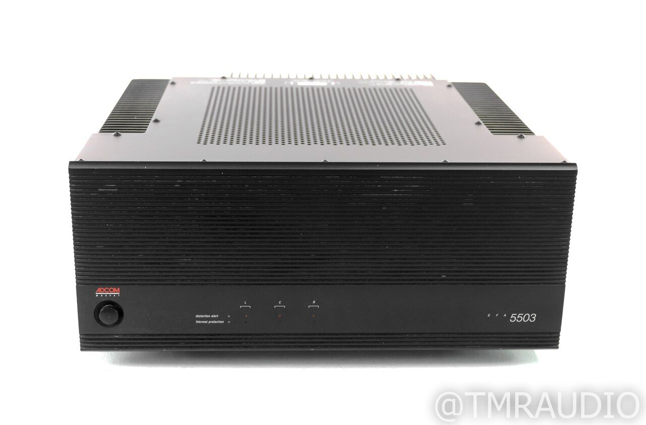 Adcom GFA-5503 3 Channel Power Amplifier; ... For Sale | Audiogon