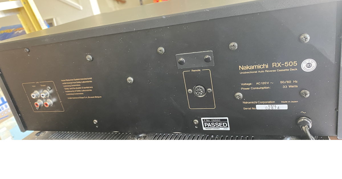 Nakamichi RX-505 For Sale | Audiogon
