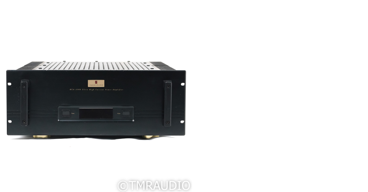 Parasound HCA-3500 Stereo Power Amplifier ... For Sale | Audiogon
