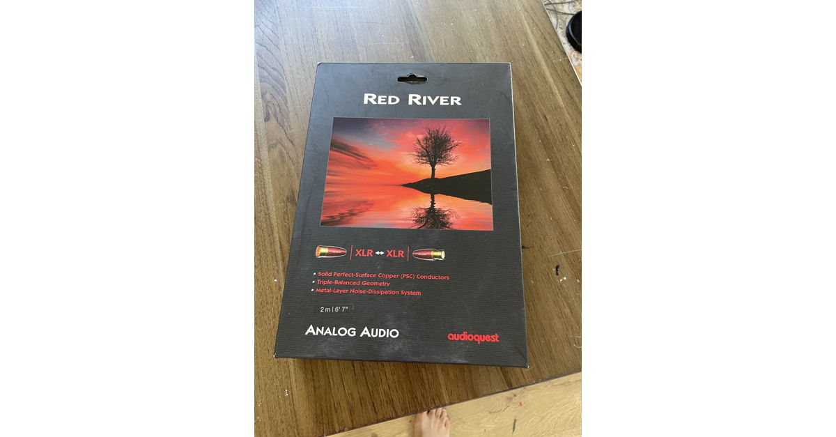 AudioQuest Red River XLR 1m For Sale | Audiogon