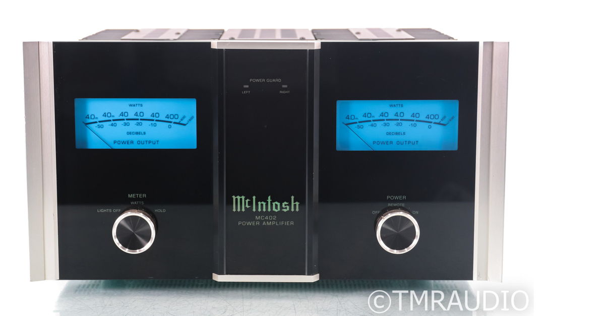 McIntosh MC402 Stereo Power Amplifier; MC-... For Sale | Audiogon