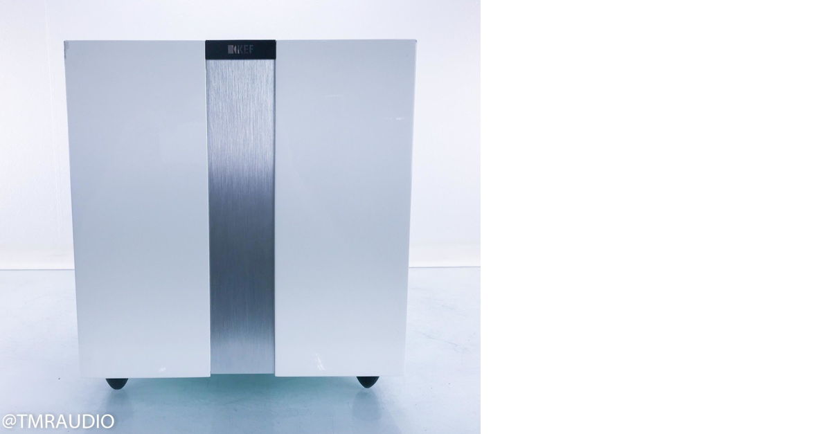 KEF R400b 9" Powered Subwoofer; White; R S... For Sale | Audiogon