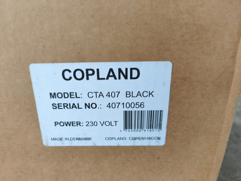 Copland CTA-407 Integrated Amplifier in bl... For Sale | Audiogon