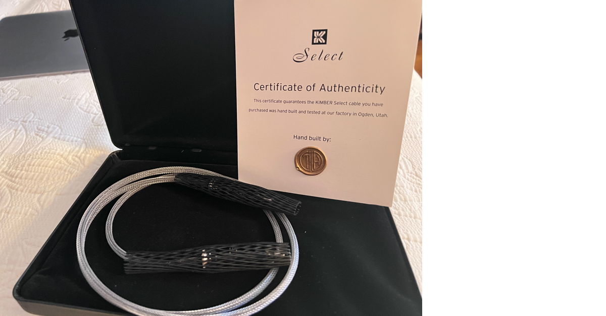 Kimber Select KS-2020 WBT - MINT Condition... For Sale | Audiogon