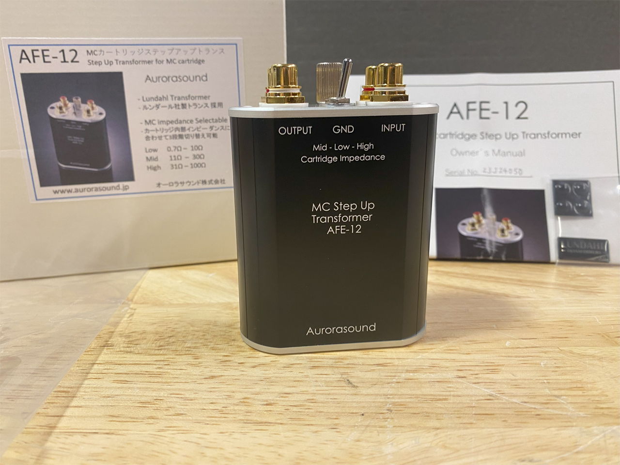 Aurorasound AFE-12 MC Step-Up Transformer ... For Sale | Audiogon
