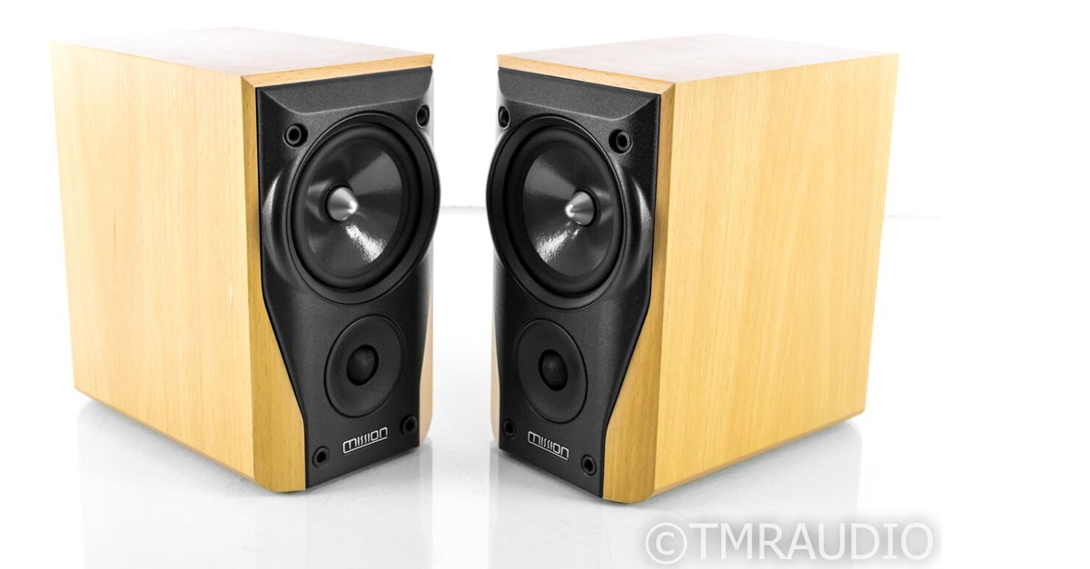 Mission 780 Bookshelf Speakers; Beech Pair... For Sale | Audiogon