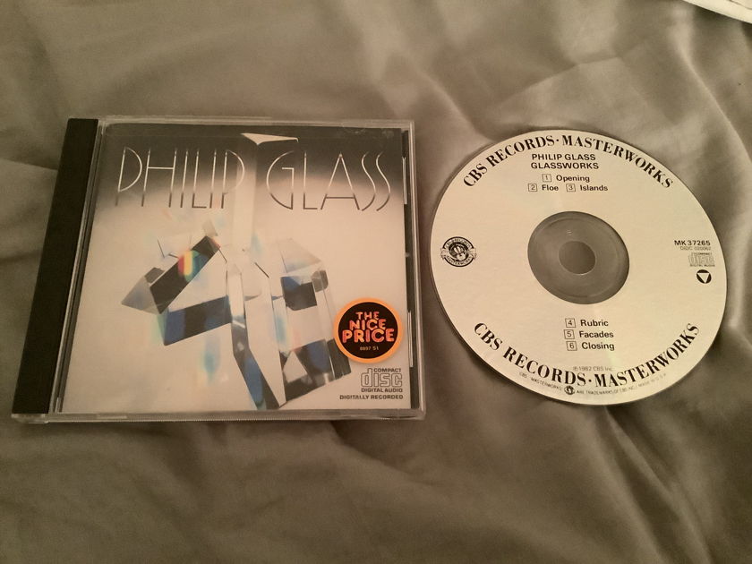 Philip Glass CBS Masterworks Records Glas... For Sale | Audiogon