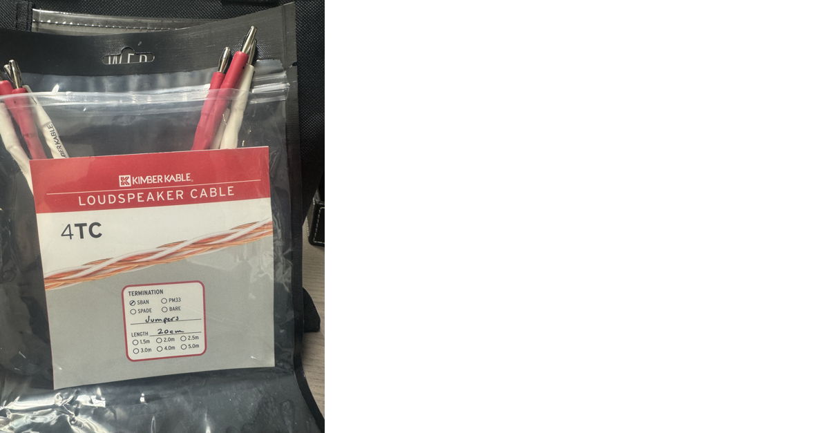 Brand new kimber Kable 4tc speaker jumpers... For Sale | Audiogon