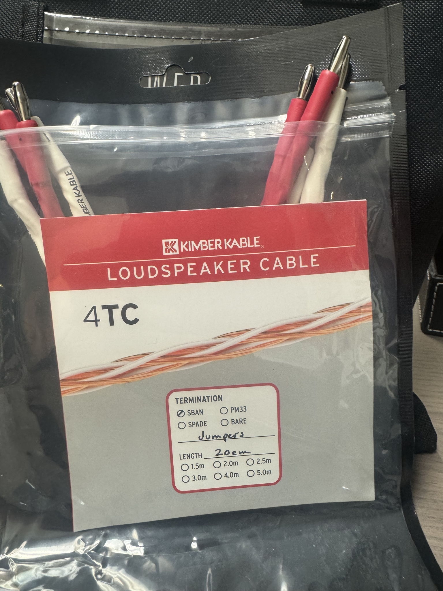 Brand new kimber Kable 4tc speaker jumpers... For Sale | Audiogon