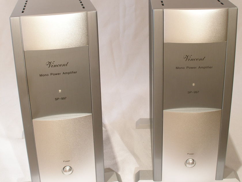 Vincent SP-997 Silver Monoblock Power Amps | Solid state | Audiogon