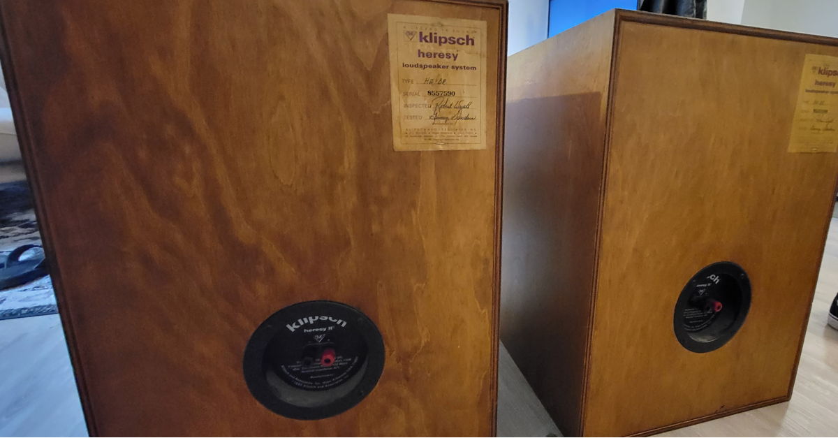 Klipsch Heresy II For Sale | Audiogon