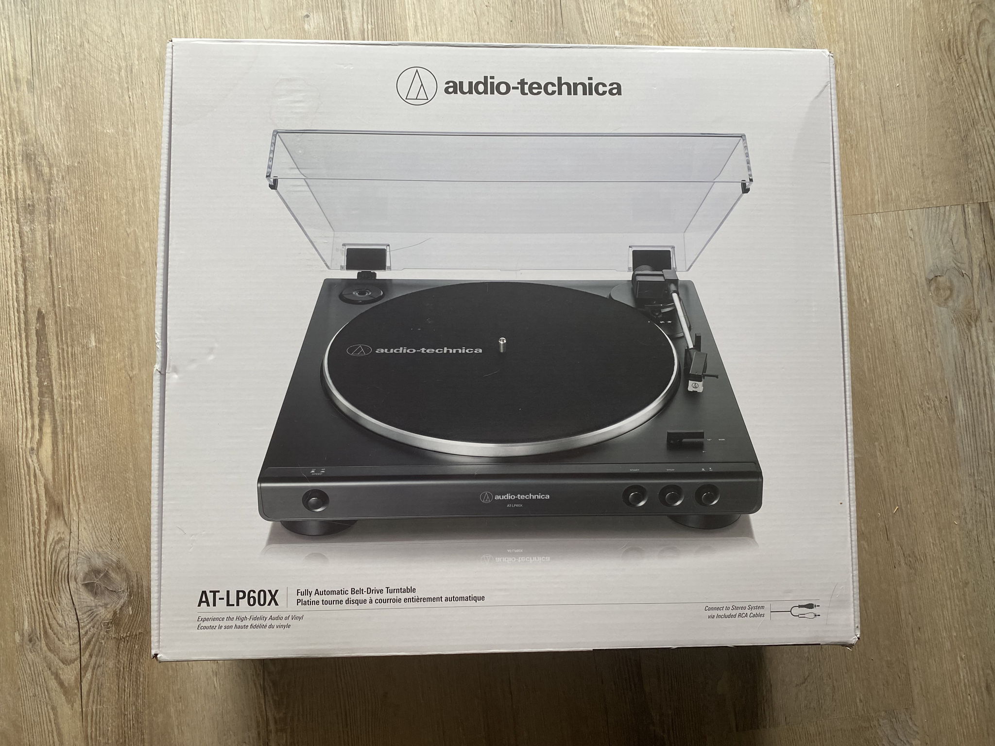 Audio-Technica AT-LP60X Fully Automatic Belt-Drive Stereo Turntable ...