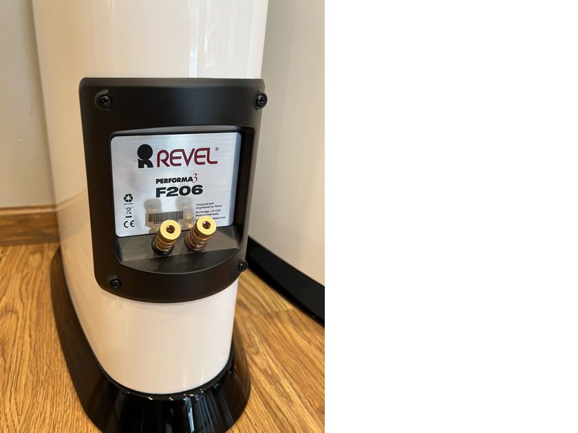 Revel Performa3 F206 Pair in Gloss White -... For Sale | Audiogon