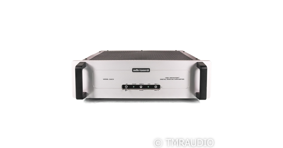 Audio Research DAC3 MKII Tube DAC; D/A Con... For Sale | Audiogon