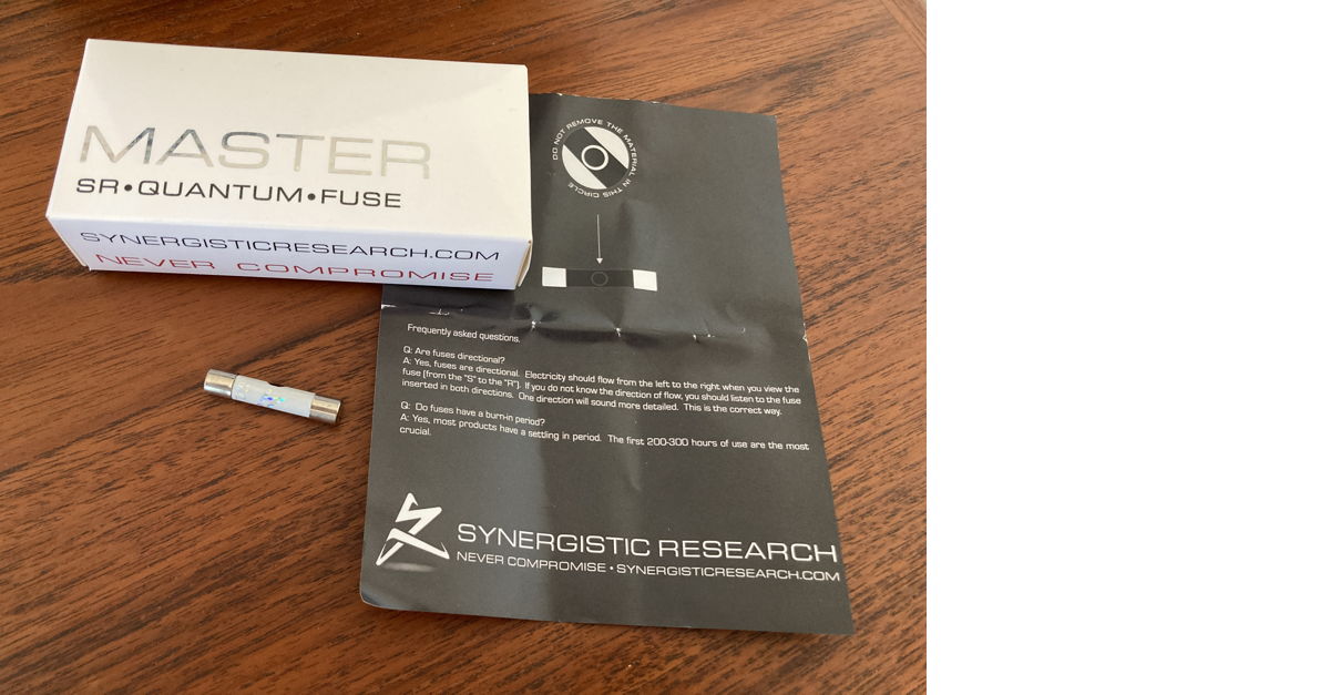 Synergistic Research Quantum Master Fuse S... For Sale | Audiogon