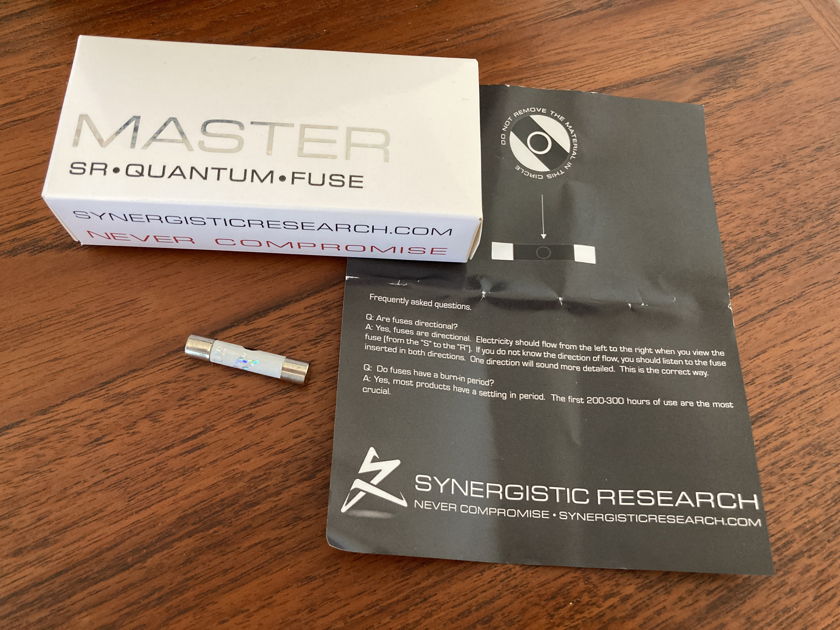 Synergistic Research Quantum Master Fuse S... For Sale | Audiogon
