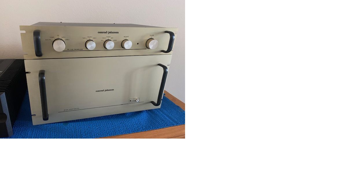 Conrad Johnson Pair MF200 amp & PF1-FET pr... For Sale | Audiogon