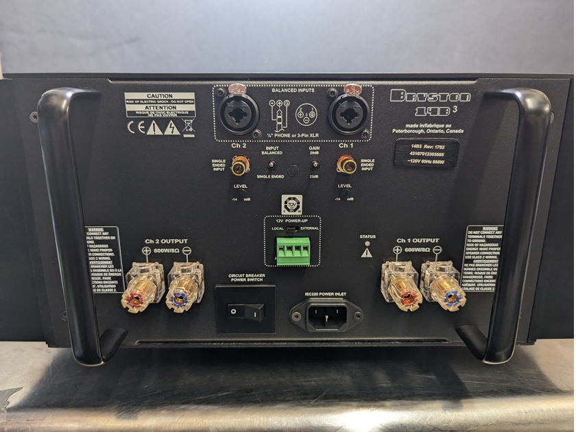 BRYSTON 14B3 STEREO POWER AMPLIFIER For Sale | Audiogon