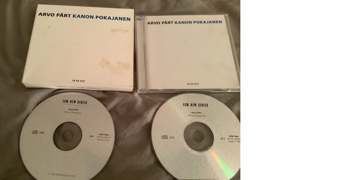 Arvo Part ECM New Series Records 2CD Set For Sale | Audiogon