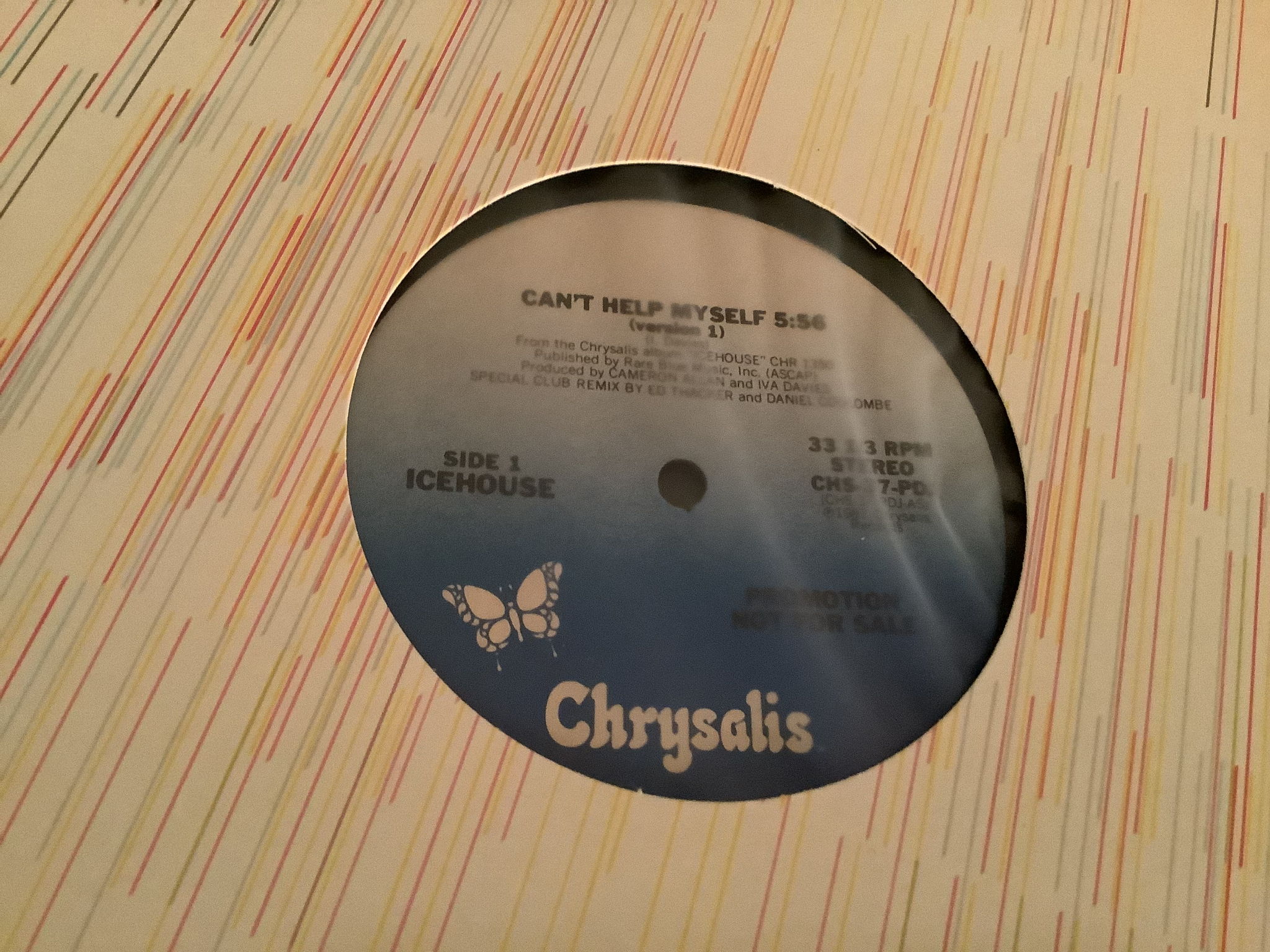Icehouse Chrysalis Records 12 Inch Club Mi... For Sale | Audiogon