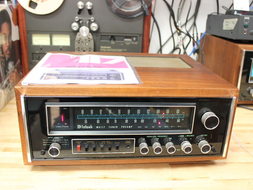 McIntosh MX117 AM/FM Tuner Preamplifier in Cabinet | Solid state | Audiogon