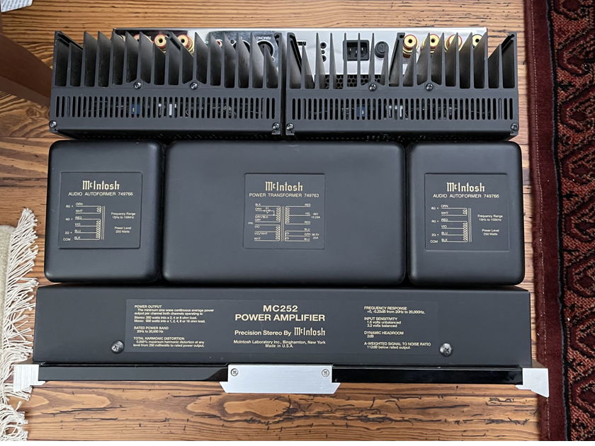 McIntosh MC-252 - 2 Channel Amp Price ... For Sale | Audiogon