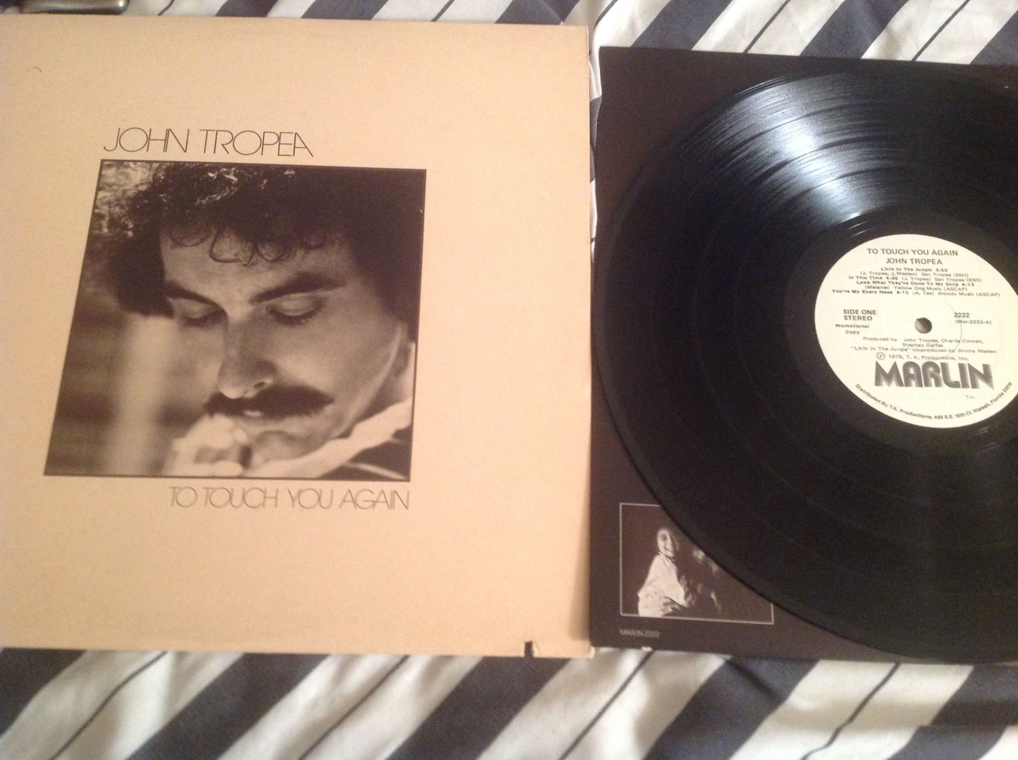 John Tropea To Touch You Again White Label Promo LP | Jazz | Fort ...