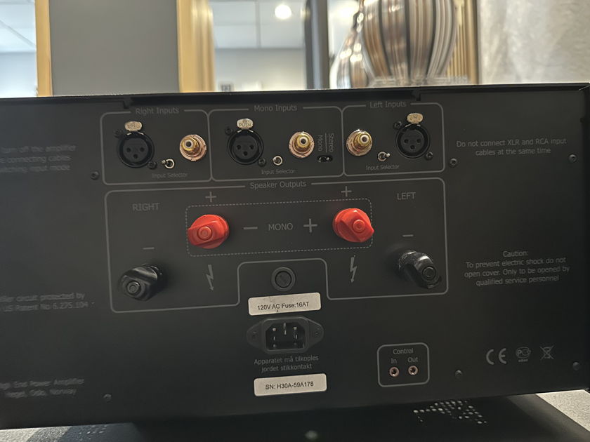 Hegel H30A Stereo Amplifier (Black) For Sale | Audiogon