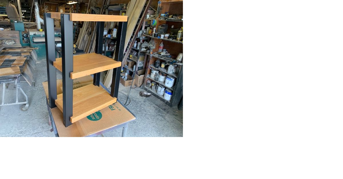 Timbernation 3 Shelf Rack with Oak Shelves For Sale | Audiogon