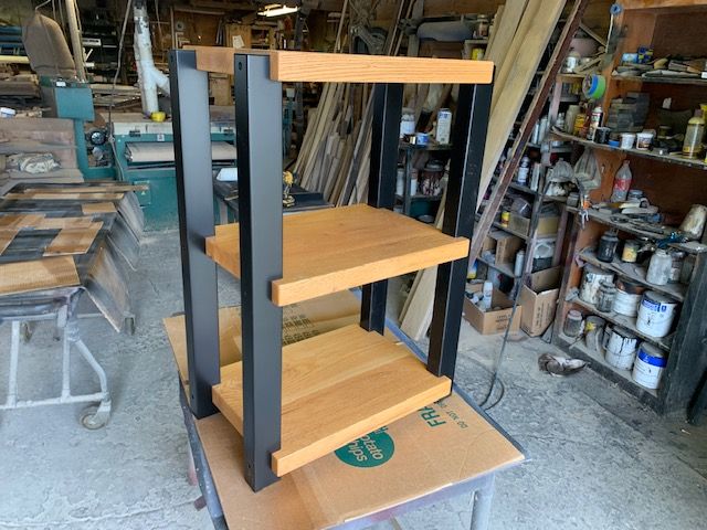 Timbernation 3 Shelf Rack with Oak Shelves For Sale | Audiogon
