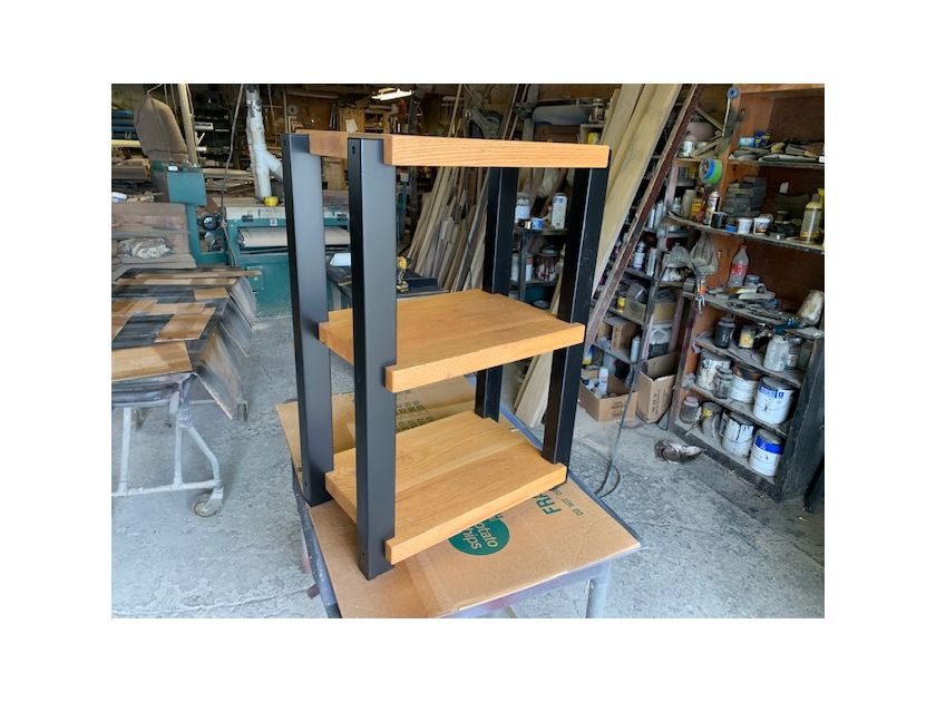 Timbernation 3 Shelf Rack with Oak Shelves For Sale | Audiogon