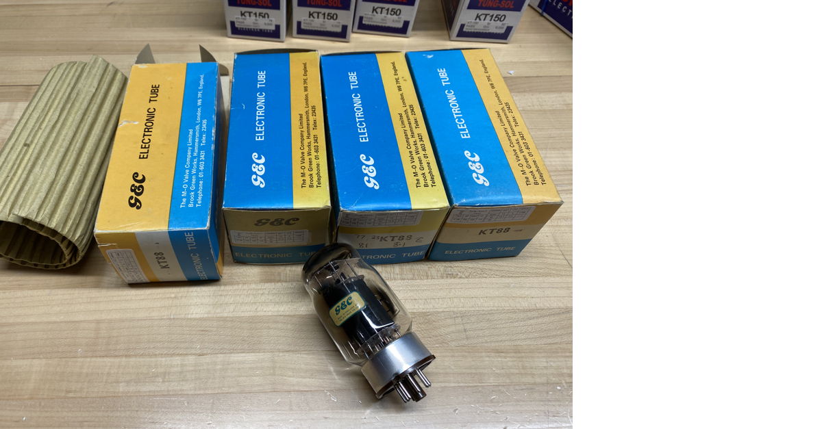 GEC KT88 Orange Blue Box Matched Quad For Sale | Audiogon