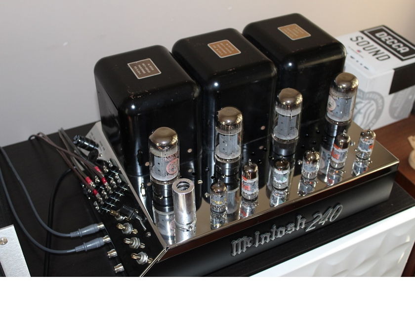 McIntosh MC-240 Tube Amplifier (second one) For Sale | Audiogon