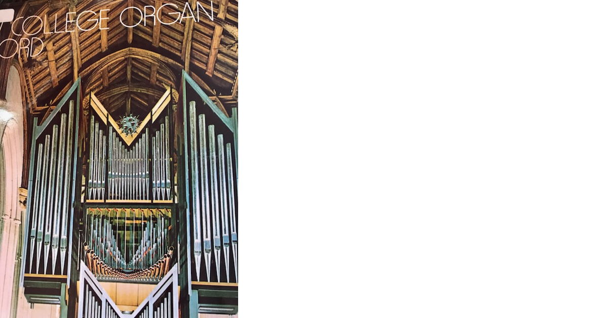 Murray Somerville New College Organ Oxford... For Sale | Audiogon