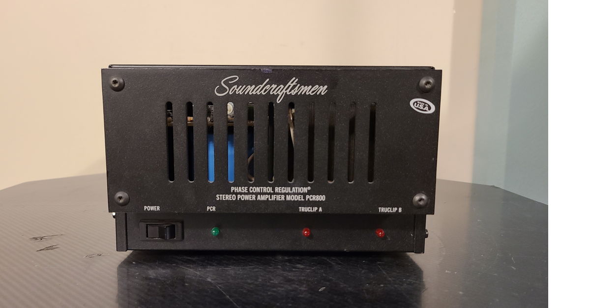 Soundcraftsmen PCR800 Stereo Power Amplifier For Sale | Audiogon