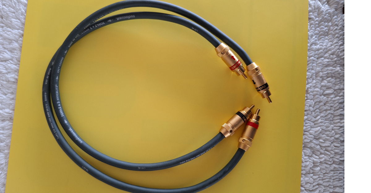 AUDIOQUEST TOPAZ X2 Interconnect RCA direc... For Sale | Audiogon