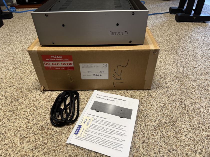 First Watt F7 - Great sounding amp! For Sale | Audiogon