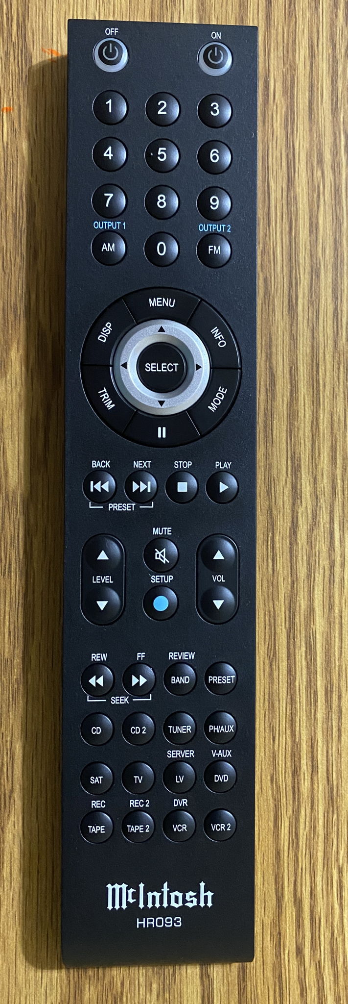 McIntosh Remote HR093 For Sale | Audiogon