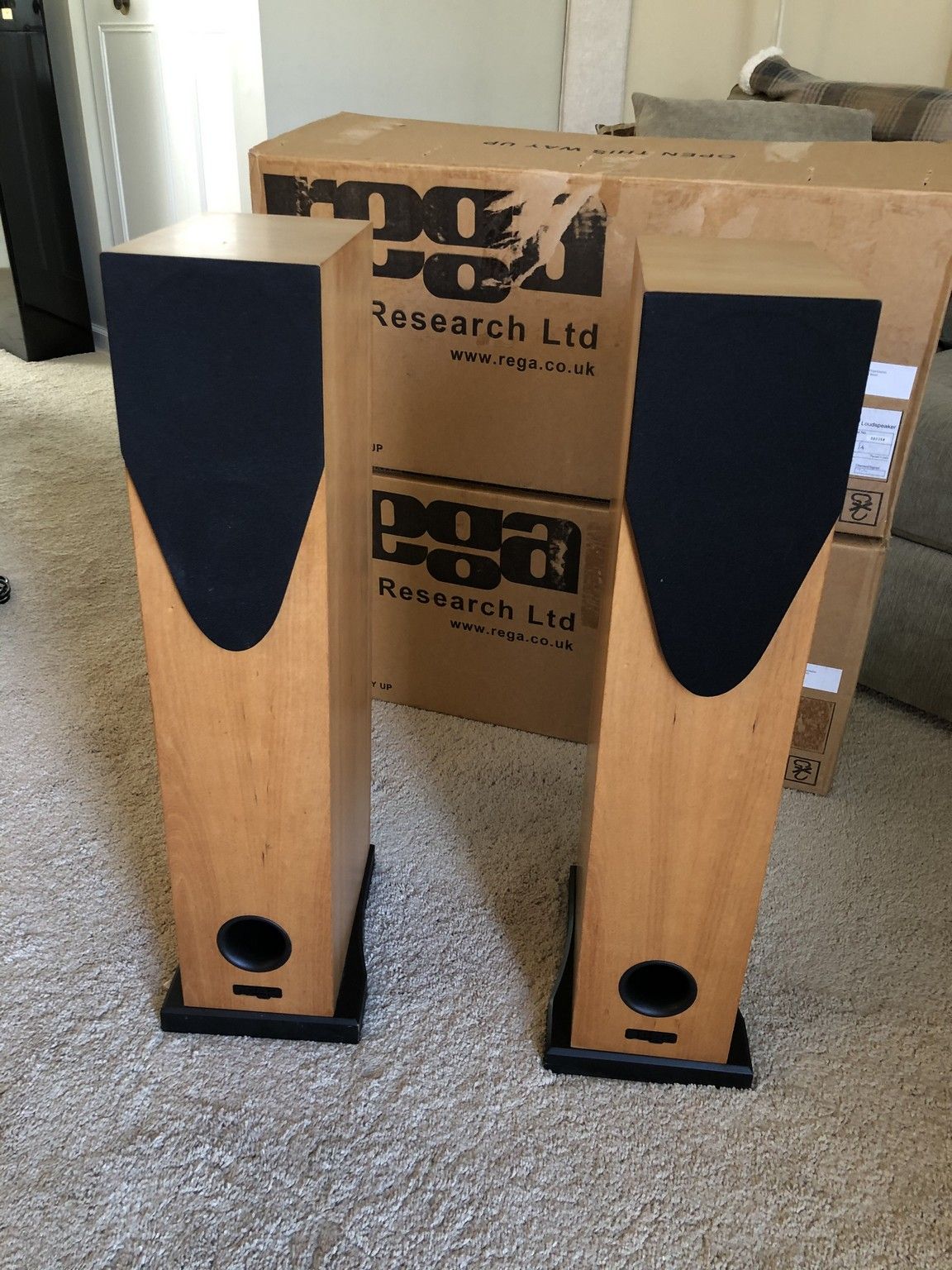 Rega R3 Floorstanding Speakers - Cherry Fi... For Sale | Audiogon