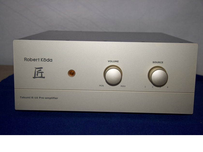 Robert Koda Takumi K10 For Sale | Audiogon