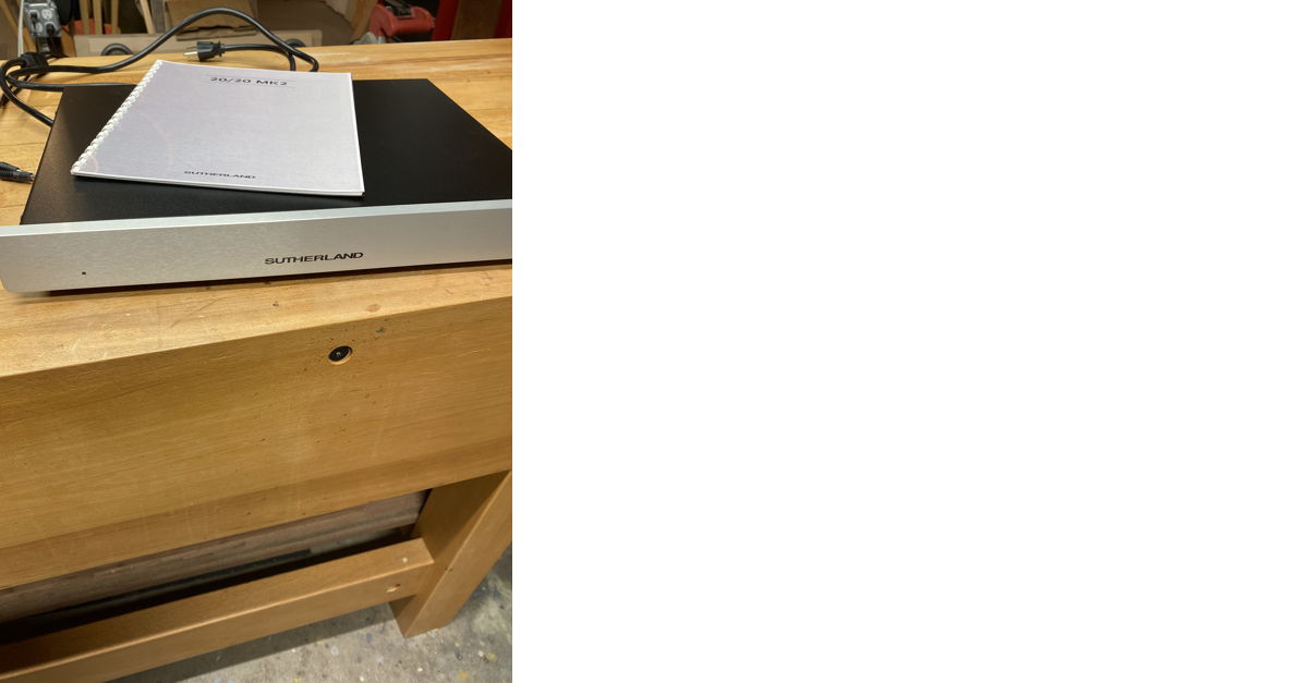 Sutherland Engineering 20/20 MK2 For Sale | Audiogon
