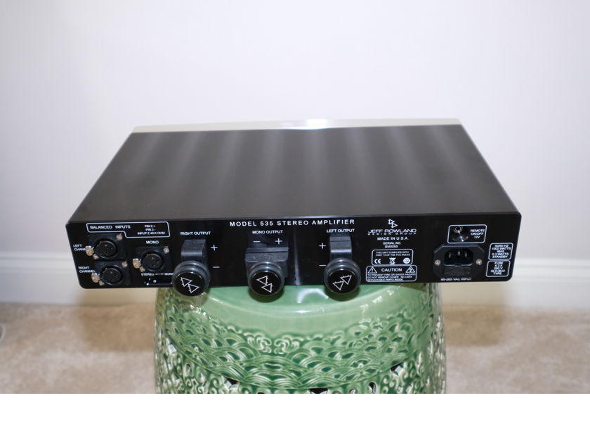 Jeff Rowland 535 For Sale | Audiogon