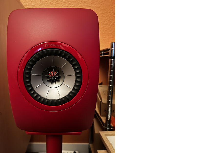 KEF LS50 Wireless II (Crimson Red) + S2 St... For Sale | Audiogon