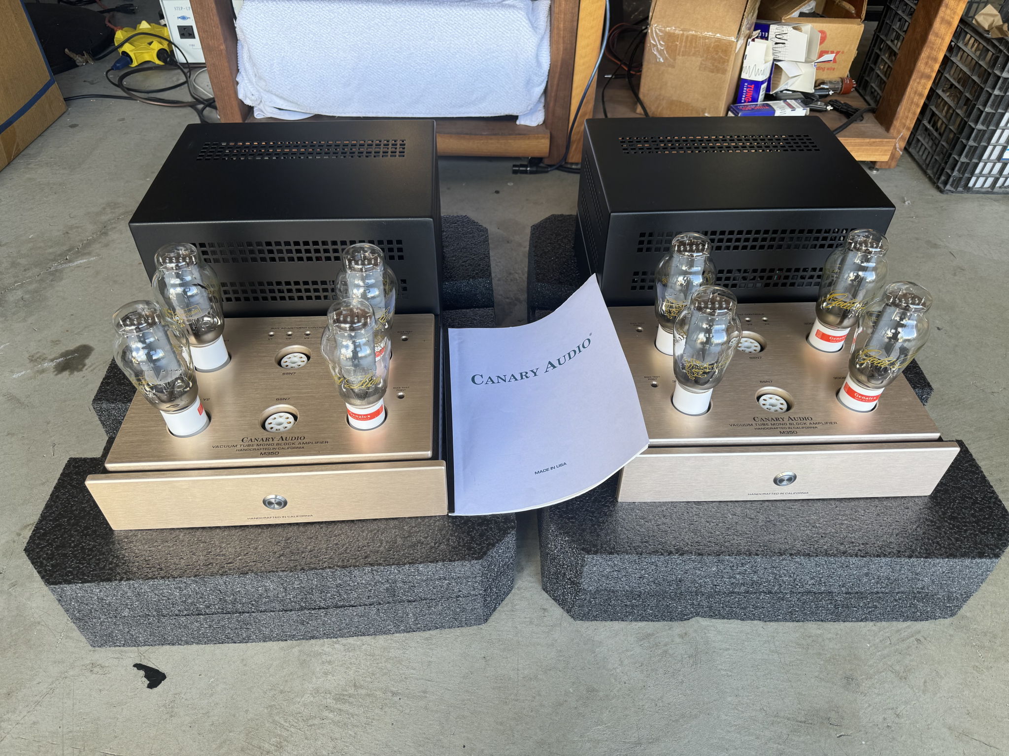 Canary Audio M350 300B MONOBLOCK AMPLIFIER For Sale | Audiogon