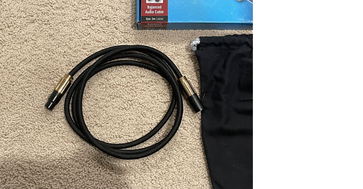 McIntosh Balanced Audio Cable (2M) For Sale | Audiogon