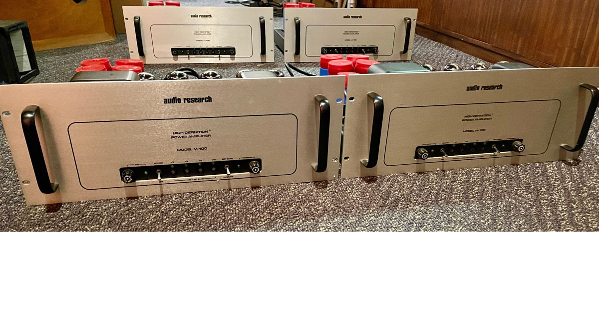 Audio Research M-100 Tube Mono Amp Block S... For Sale | Audiogon