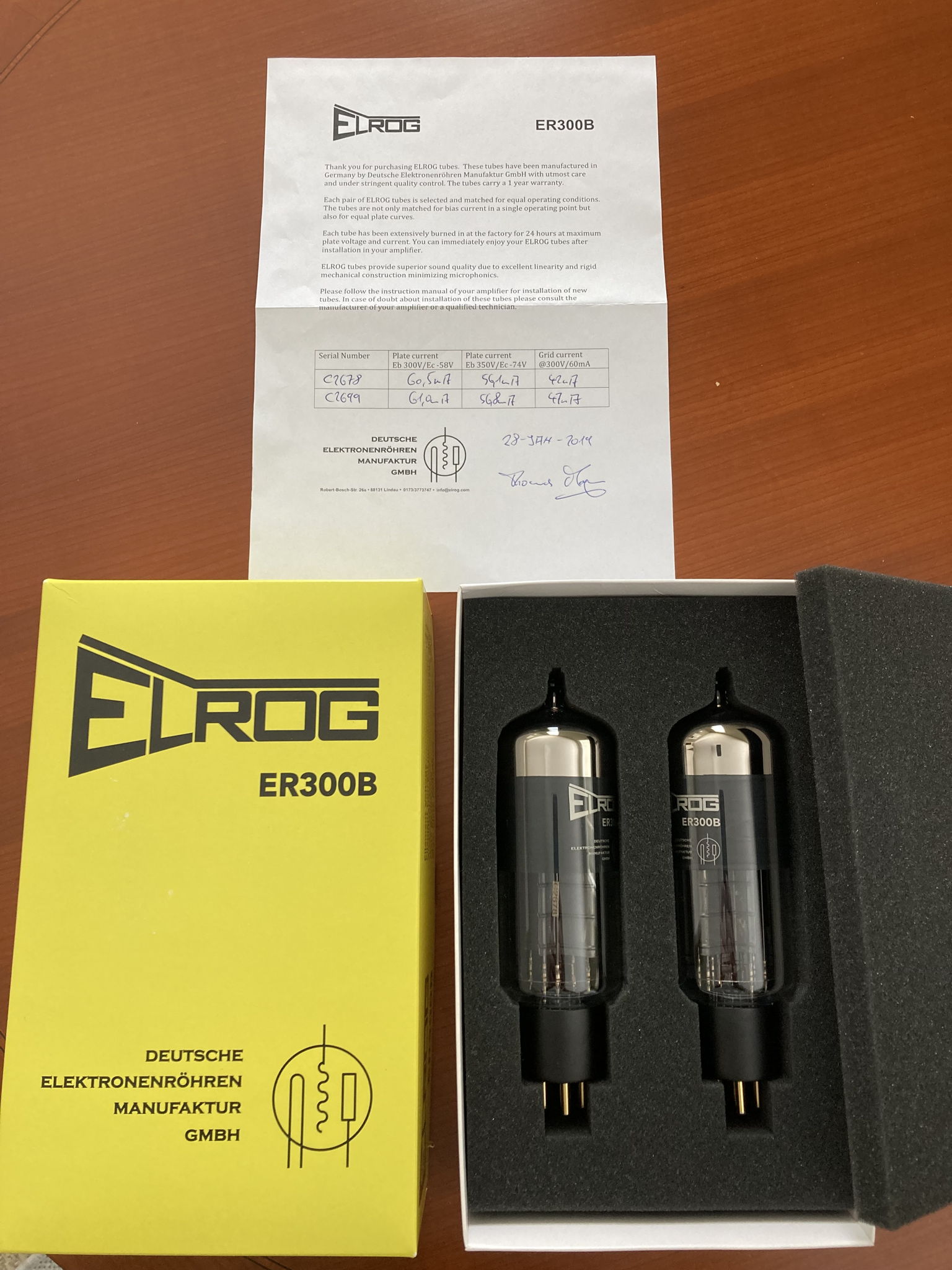 Elrog tubes ER300B For Sale | Audiogon
