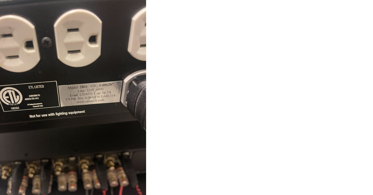 Equi=Tech Model 2RQ For Sale | Audiogon