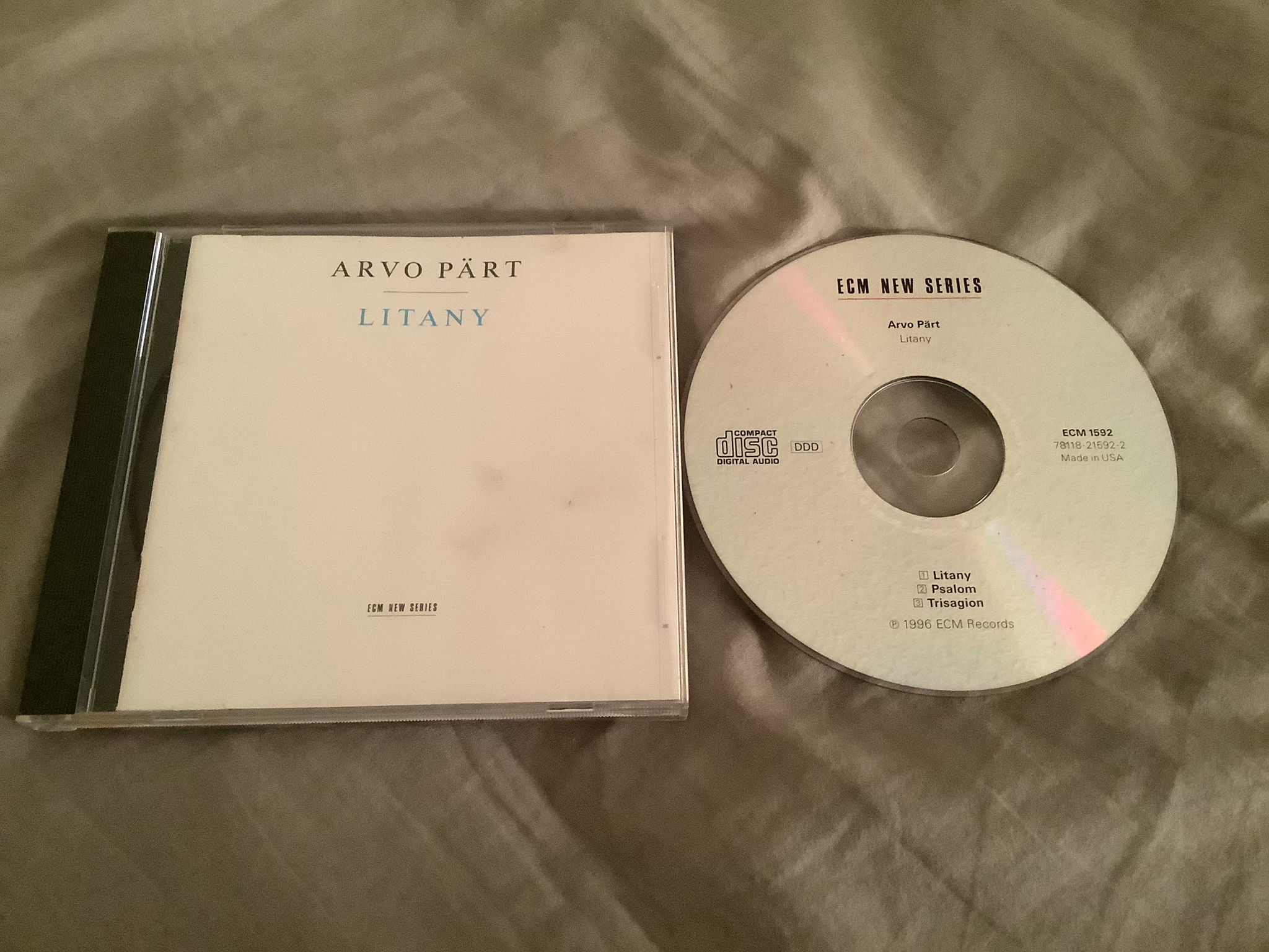 Arvo Part ECM New Series Records Litany For Sale | Audiogon
