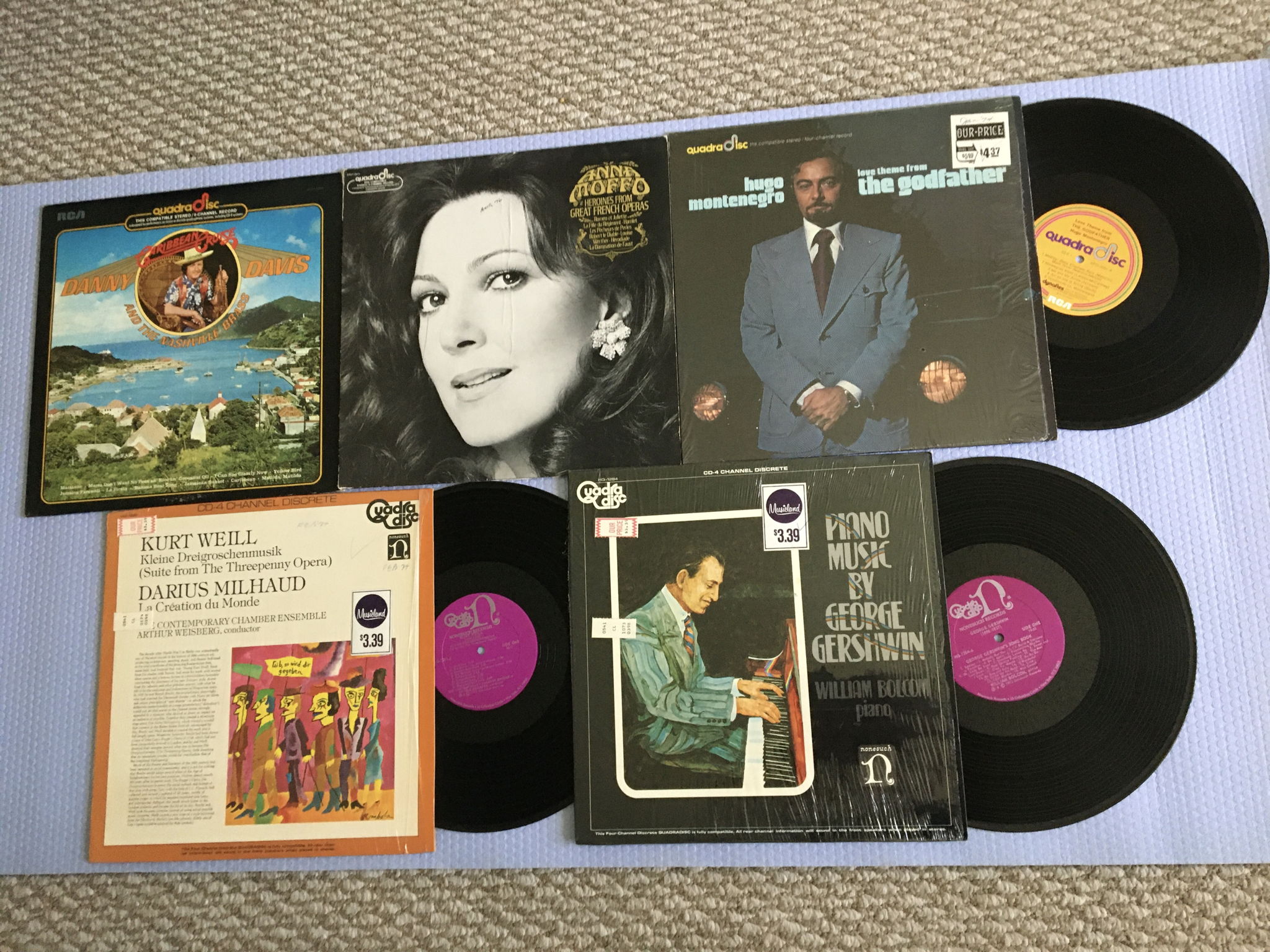 Quadraphonic Quadra Disc Lp record lot of ... For Sale | Audiogon